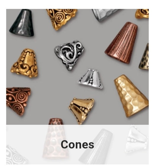 TierraCast Bead Cones, Bead Cone – The Bead Store